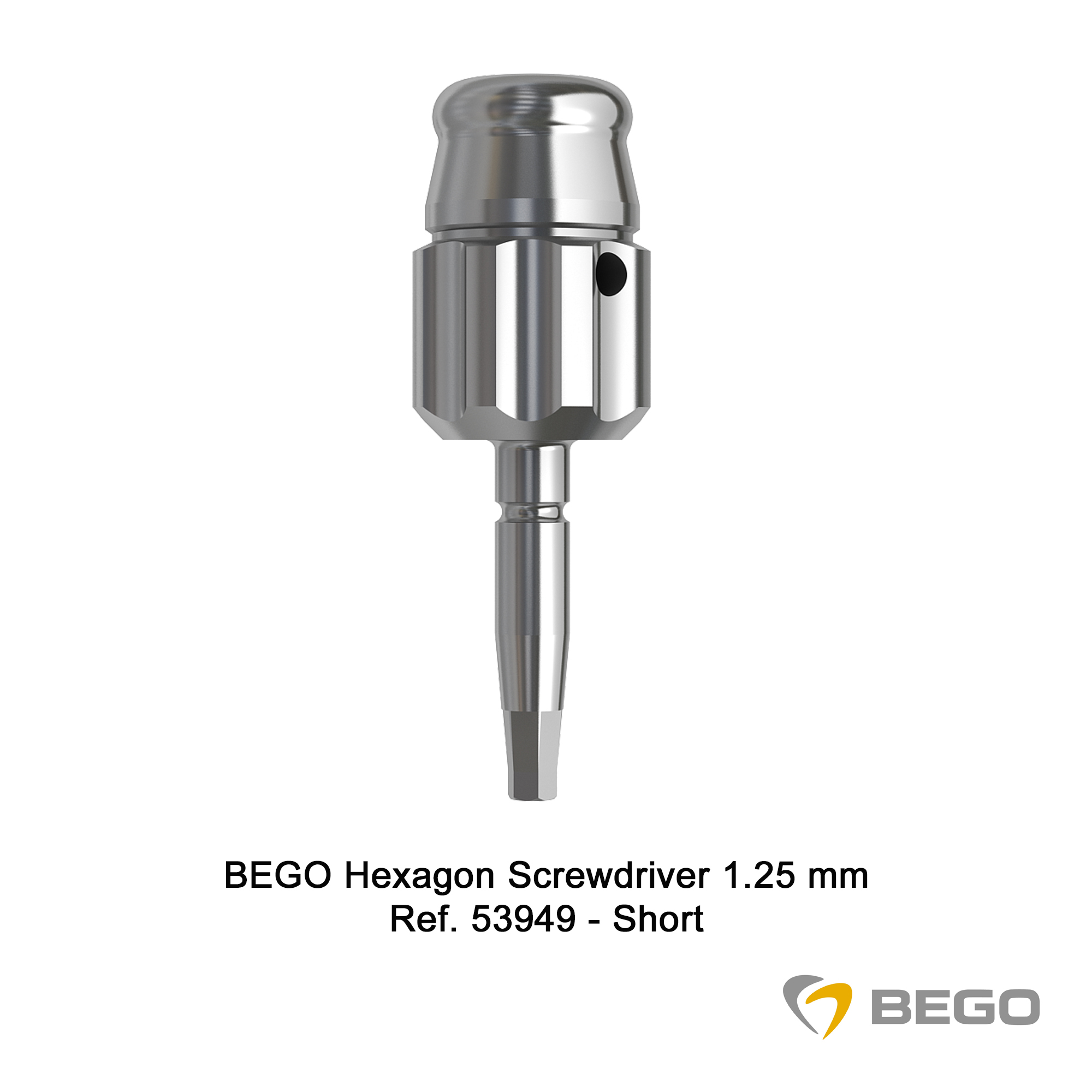 BEGO Hexagon Screwdriver 1.25mm Ref. 53949 Short - Dentistree Online Shop