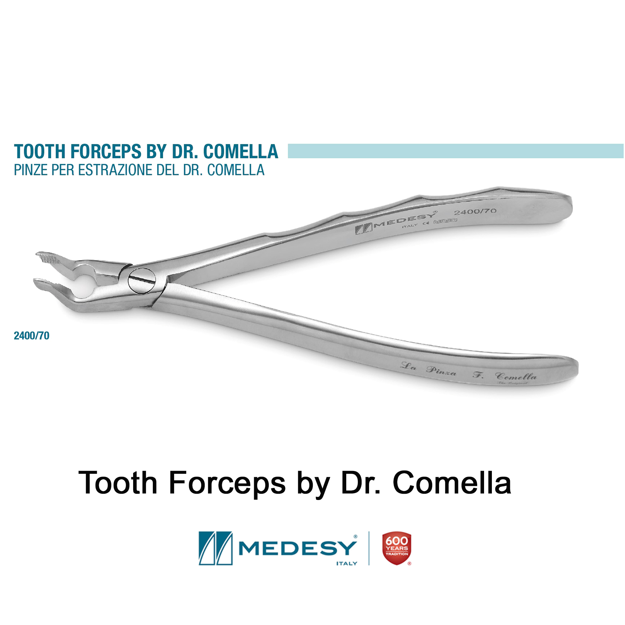 Tooth Forceps by Dr. Comella 2400/70 - Dentistree Online Shop